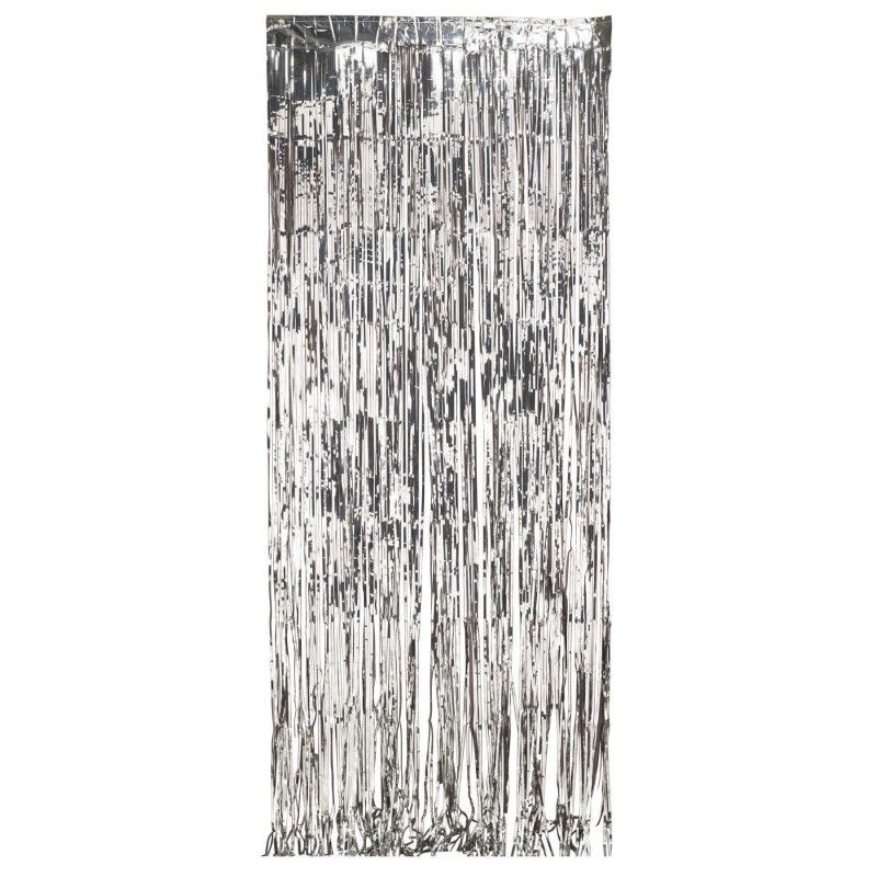 cortinas de flecos metalizados para fiestas